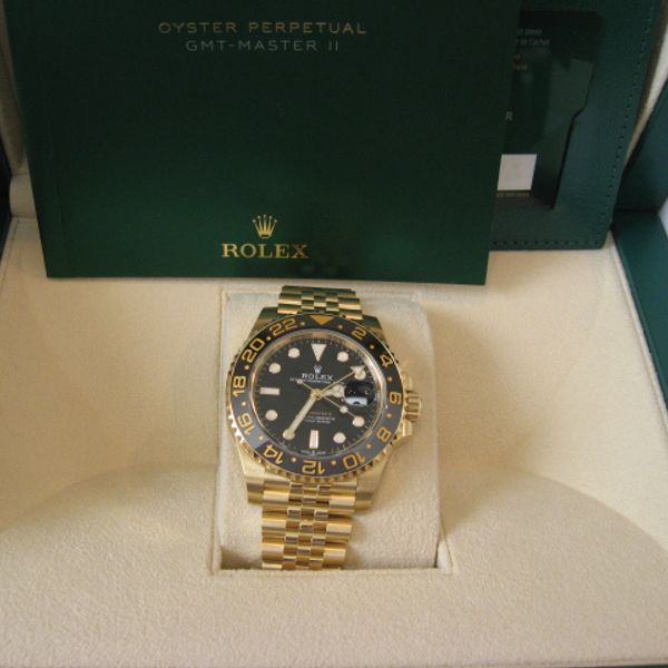 Fs: Rolex nib 126718 18k gold gmt master ii 2024 | WatchCharts Marketplace