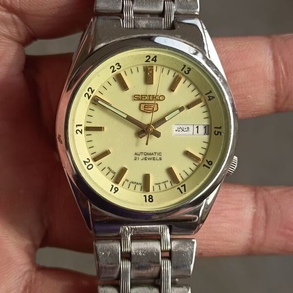 Vintage Seiko 5 Automatic Railway time Luminous dial 7S26-02C0 Men's Wrist Watch | WatchCharts ...