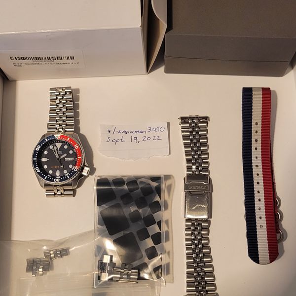 [WTS] Seiko SKX009 with Super-J Louis + Stock Bracelet + NATO Strap ...