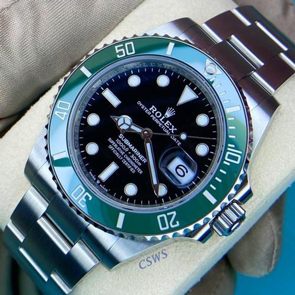 FS: UNWORN Rolex Sub - Kermit - 126610LV - Complete Set - Submariner ...