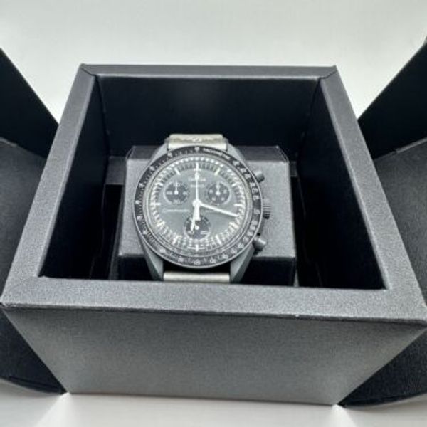 OMEGA x Swatch Moonswatch Mission to the Mercury W warranty Card Box ...