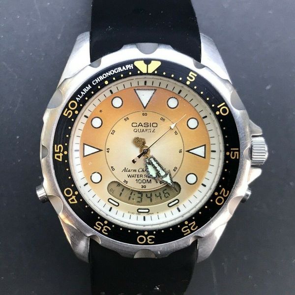 Vintage Casio AD-520 (388) SMILEY Dive watch JAPAN H | WatchCharts ...