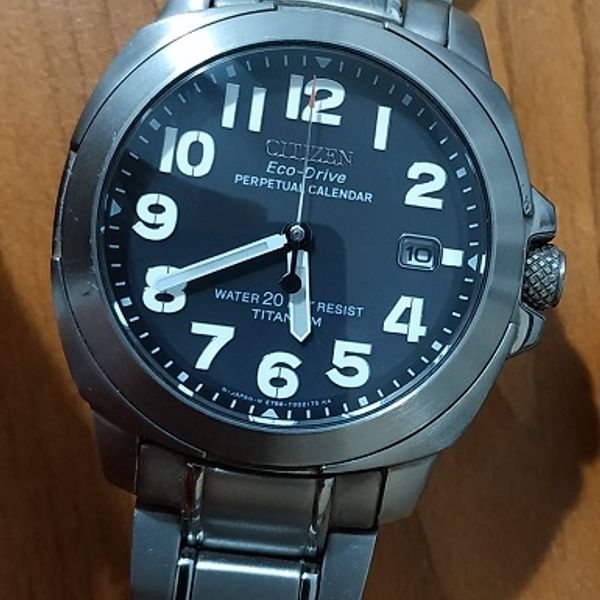 Citizen Promaster PMT56 2731 Perpetual Calendar Monocoque Titanium ...