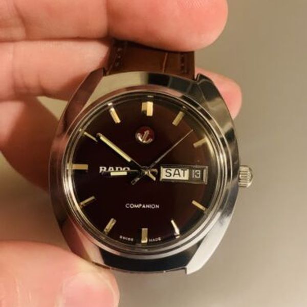 Vintage Rado Companion 25 Jewels Mens Watch Work Perfect | WatchCharts ...