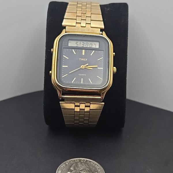 Vintage Timex Dual Time, Fresh Battery | WatchCharts Marketplace