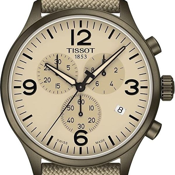 Tissot T-Sport XL Chonograph Men's Nylon Strap Swiss Made Watch ...