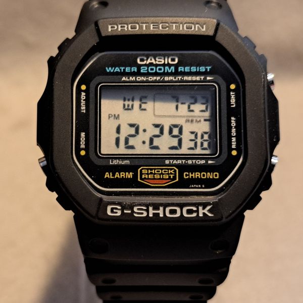 Vintage 1990's Casio G-SHOCK DW-5600C- 901 as Worn by Keanu Reeves in ...