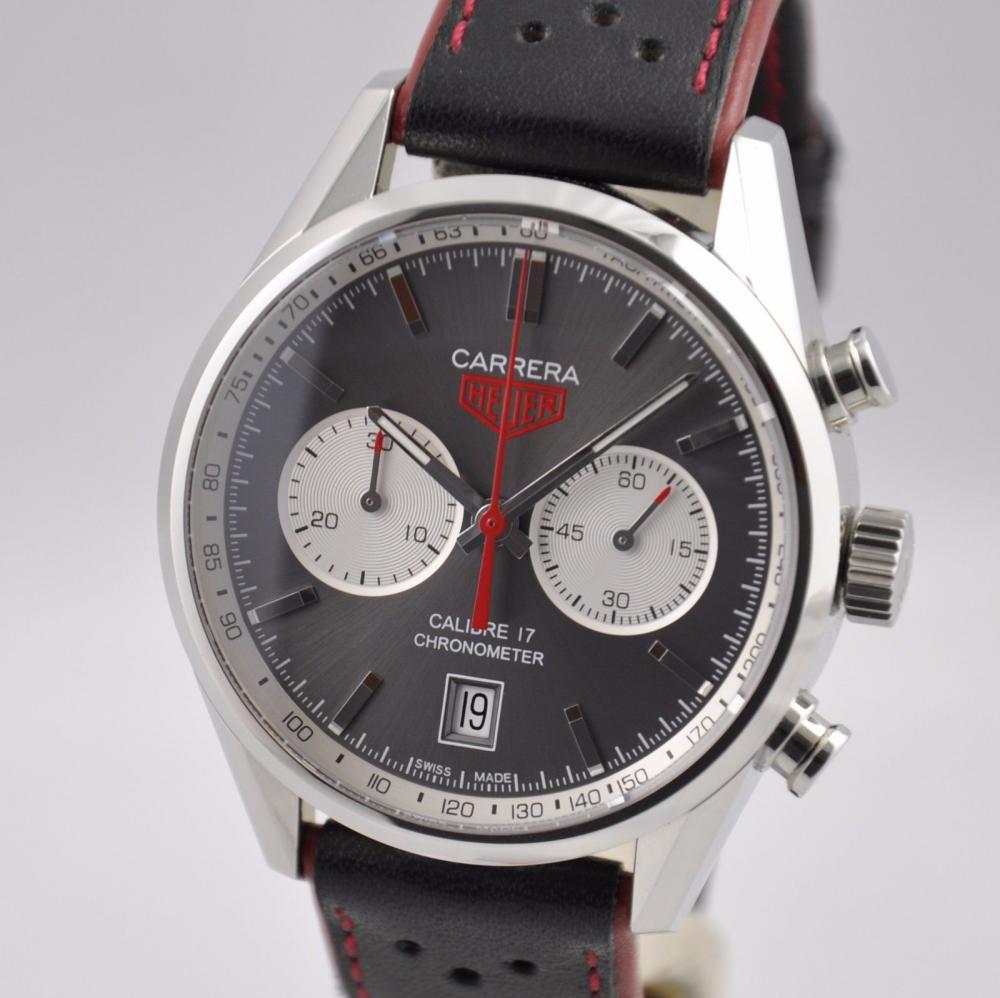 FS: Tag Heuer Carrera Chronograph Date 41mm CV5110 Black Caliber 17 ...