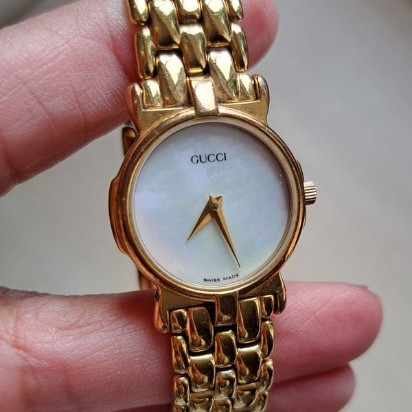 Gucci Genuine Women's Vintage Watch 3400L for a very slender wrist in ...