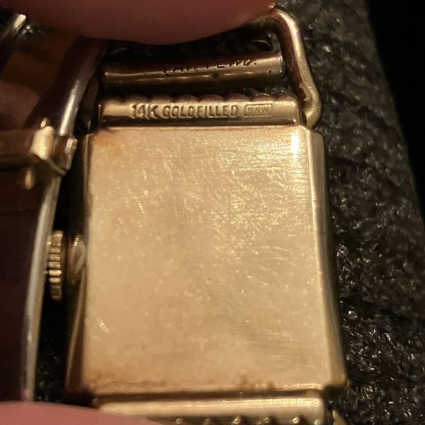 Vintage Menâ s Lord Elgin Drivers, 14K GF Moveable Long Lugs, Working ...