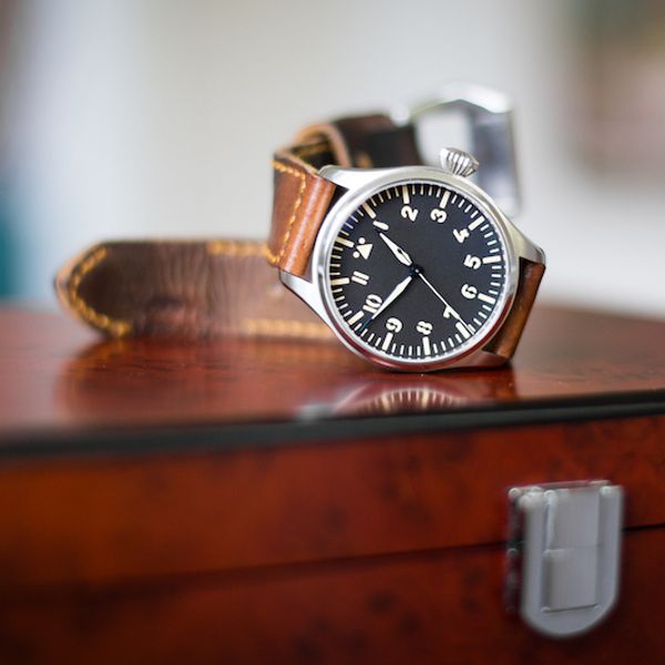 FS: Tourby Big Pilot 45mm Center Seconds manual wind Unitas (+many extras) (nice alternative to ...