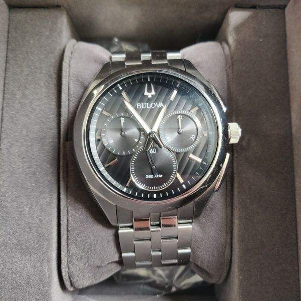 Bulova chronograph Curv men's watch 262khz silver | WatchCharts