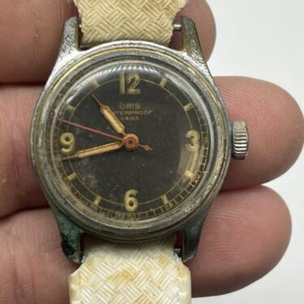 VINTAGE ORIS WATERPROOF MEN'S WRISTWATCH MILITARY STYLE | WatchCharts ...
