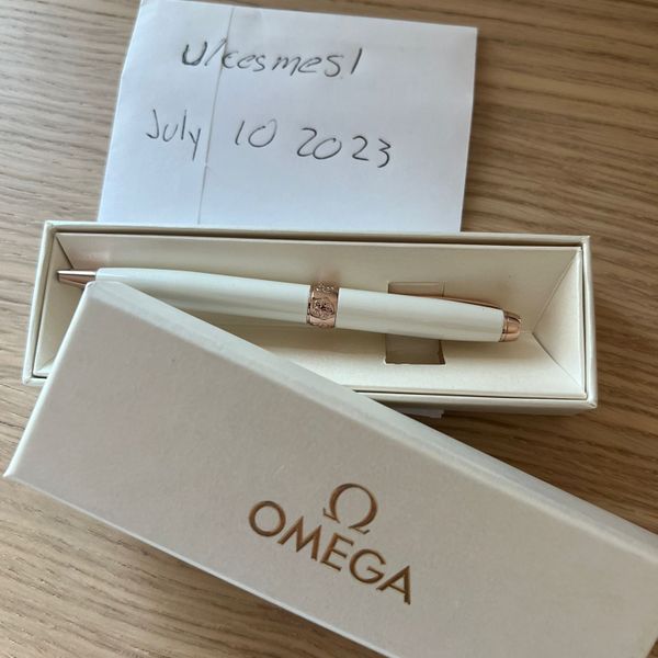 [WTS] ORIGINAL OMEGA WATCH WHITE BALLPOINT PEN $100 OBO | WatchCharts ...