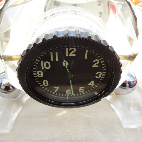 FS: CCCP tank 5-day cockpit clock integrated in to vintage see through ...