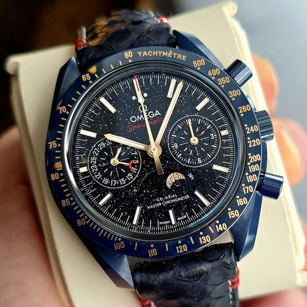 [WTS] Omega Speedmaster Blue Side of the Moon Aventurine Moonphase ...
