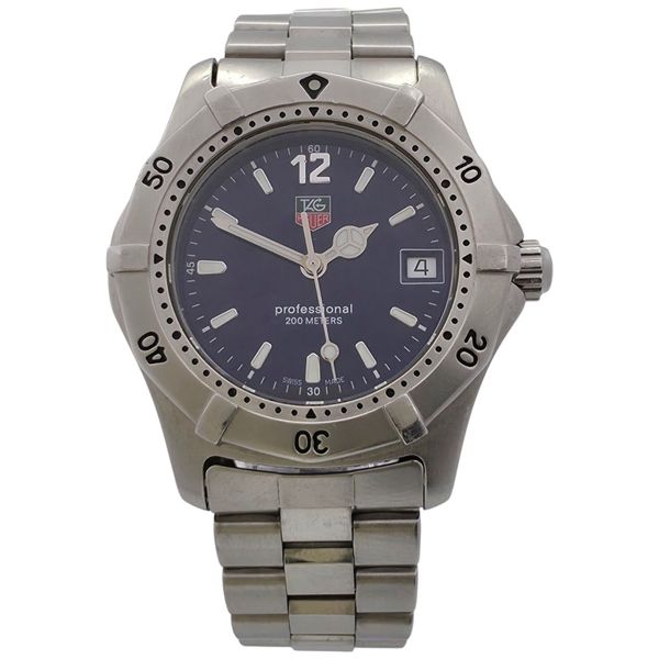 TAG Heuer Professional WK1213-0 2000 Series Blue Dial Midsize Quartz Watch | WatchCharts Marketplace