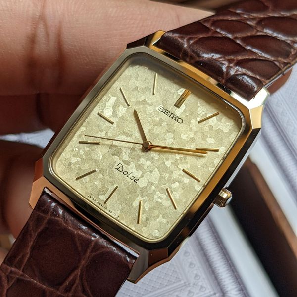 [WTS] Rare Seiko Dolce High Accuracy Quartz (HAQ) in Terrazzo Textured ...