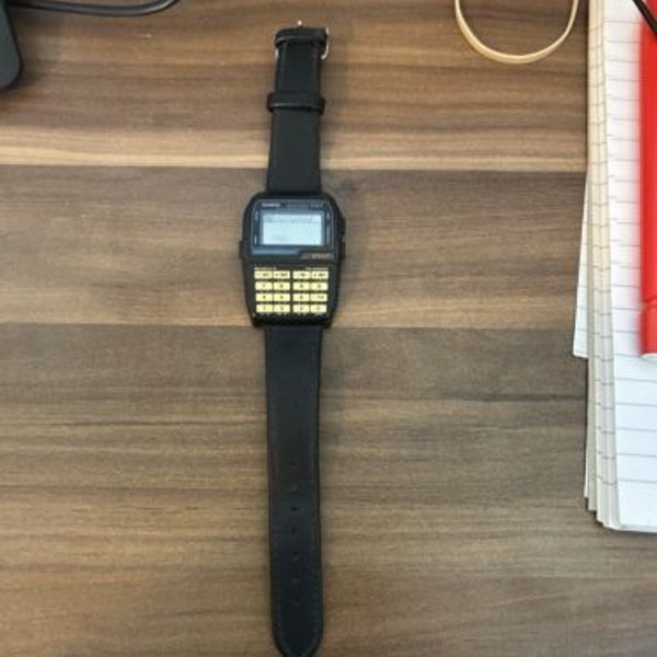 Vintage Men's Casio Data Bank 150 Digital Watch DBC-150 Used Untested ...