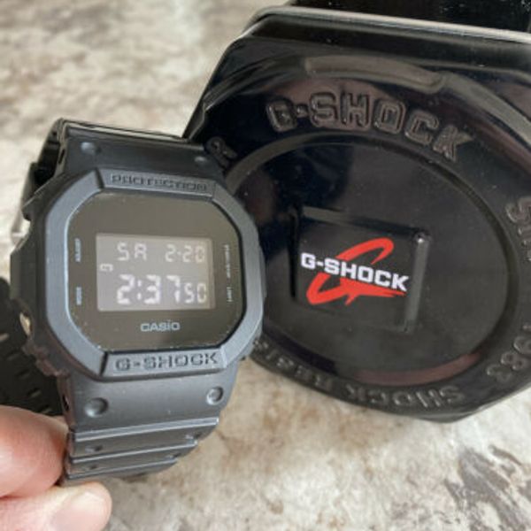 Casio G-Shock DW-5600BB Watch - Black - 5600 Basic Black | WatchCharts