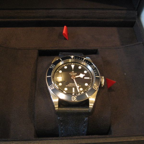 Fs: Tudor 79230 black bay blue strap watch | WatchCharts