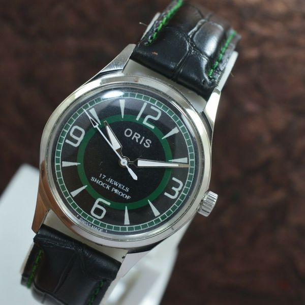 Beautiful Oris Hand Wind 17 Jewels FHF ST 96 Mechanical Men's Wrist ...