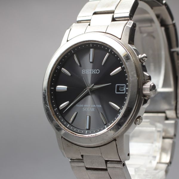 [Exc+5] SEIKO 7B52-0AF0 Solar Radio Wave Control Men's Watches From JAPAN | WatchCharts Marketplace