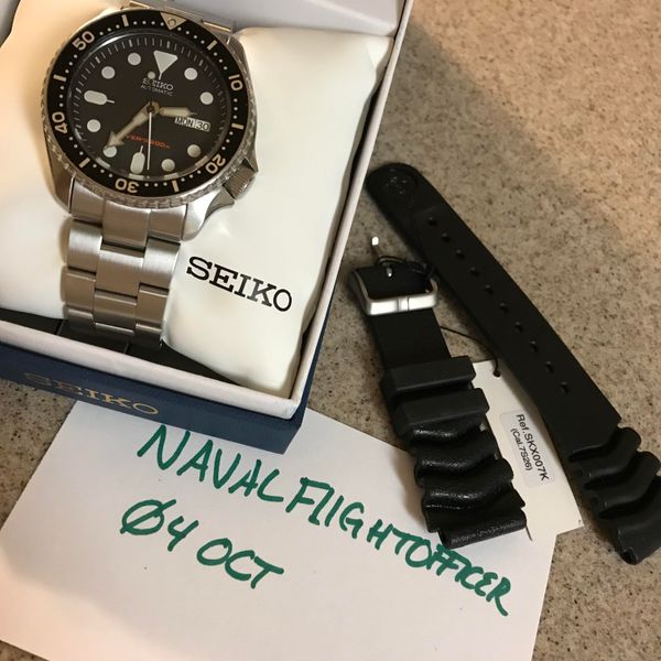 [WTS] Seiko SKX007 on Strapcode Oyster with OEM rubber strap ...