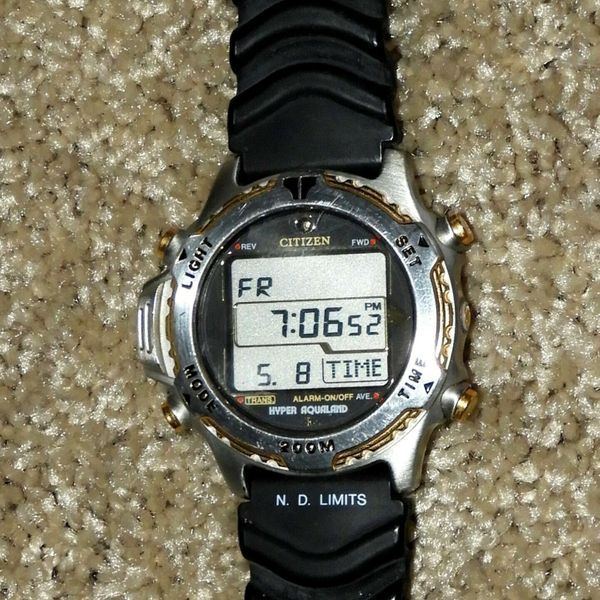 Vintage Citizen Promaster Hyper Aqualand Dive Watch (D208-089839 ...