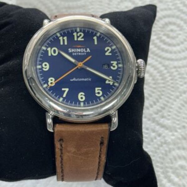 Shinola Automatic Blue 45 MM | WatchCharts Marketplace