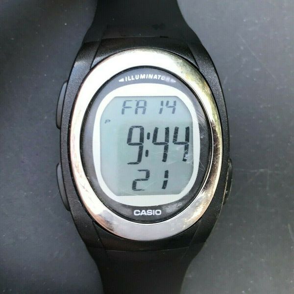 CASIO F-E10-1A Illuminator Casual Black Easy to Read 35mm watch ...