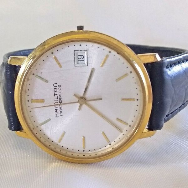 Vintage Hamilton Masterpiece 8474 Watch For Parts or Repair Good ...