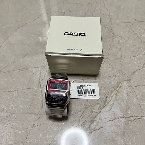 Casio CA-500WE-4BDF Digital Watch | WatchCharts Marketplace