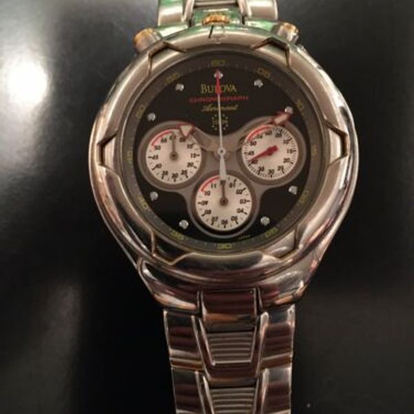 Rare Vintage Bulova Bullhead Aeronaut Quartz Chronograph | WatchCharts