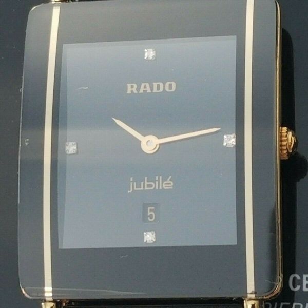 Rado Integral Jubilee Gents, Mens, 4 Real Diamonds ???? Date, Swiss ...