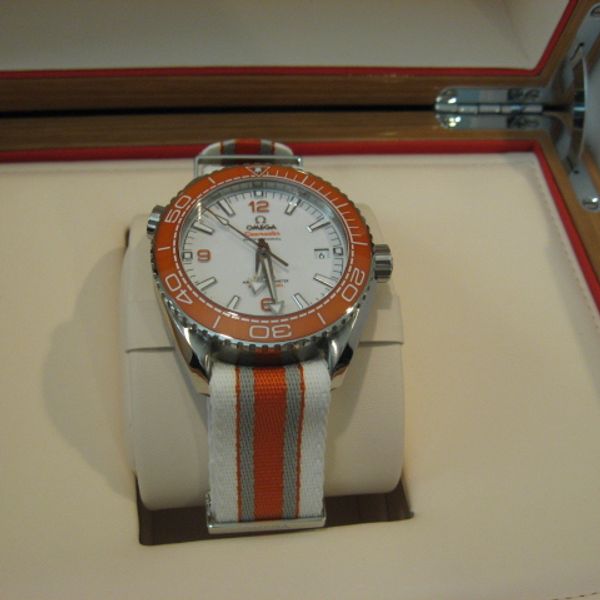 FS: OMEGA SEAMASTER Planet Ocean White dial 600M 215.30.44.21.04.001 ...