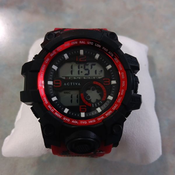 Activa Endurance X Invicta Men's Digital Watch - 54.5mm. Red (ACW435 ...