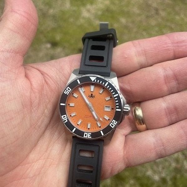 Phoibos Leviathan 40mm Orange Dial | WatchCharts Marketplace