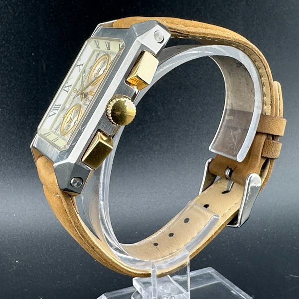 Seiko Premier Chronograph Men's Date Silver Dial Quartz Watch 36mm 7T62 ...