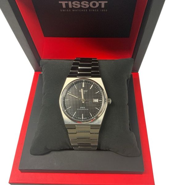 Tissot PRX Powermatic 80 Men's Black Watch - T137407A | WatchCharts ...