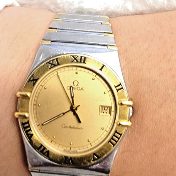 Omega Constellation 1448/431 Gold twotone used but gorgeous serial ...
