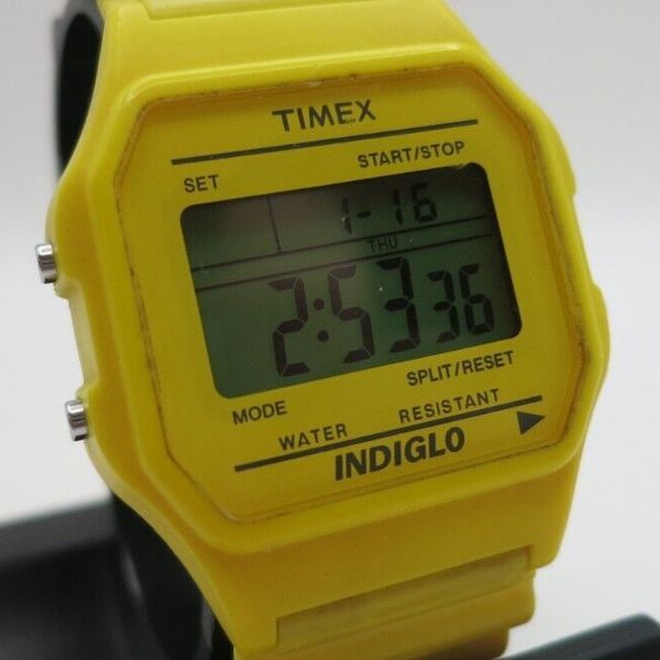 Timex Classic All Yellow Rectangular Digital Watch - T2M841 - New ...