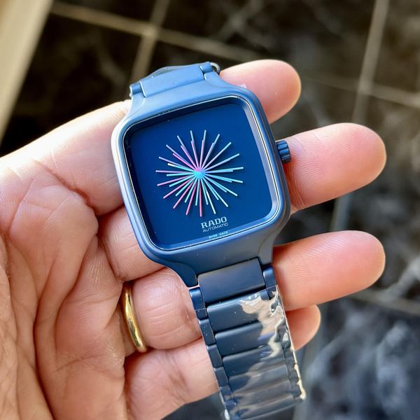 [WTS] 2023 Rado True Square “Over The Abyss” Blue Ceramic - Full set ...