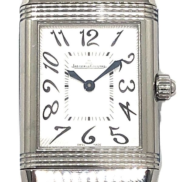 [Used] JAEGER-LECOULTRE Reverso / Hand-wound watch / White alligator ...