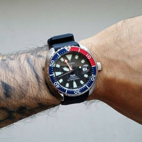 Seiko Mini Turtle Padi SRPC41k1 limited edition pepsi air diver watch ...