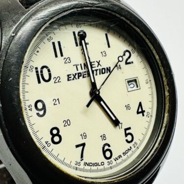 Working Vintage Timex Indiglo Expedition 905 ST Mens Watch WR50m Date Day V1 | WatchCharts ...