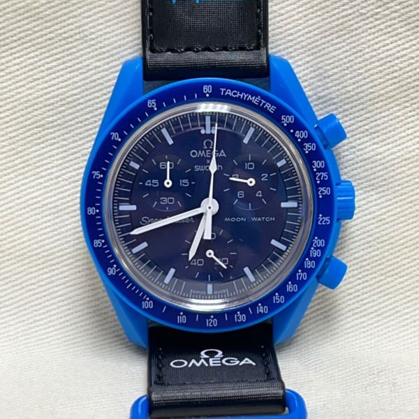 OMEGA X Swatch MoonSwatch Mission to Neptune Speedmaster Bioceramic ...