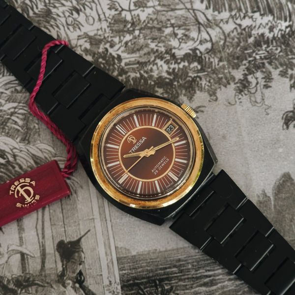 [WTS] 1980s Tressa Automatic Black PVD Cal. ETA 2783 W/ Hangtag | 125 ...