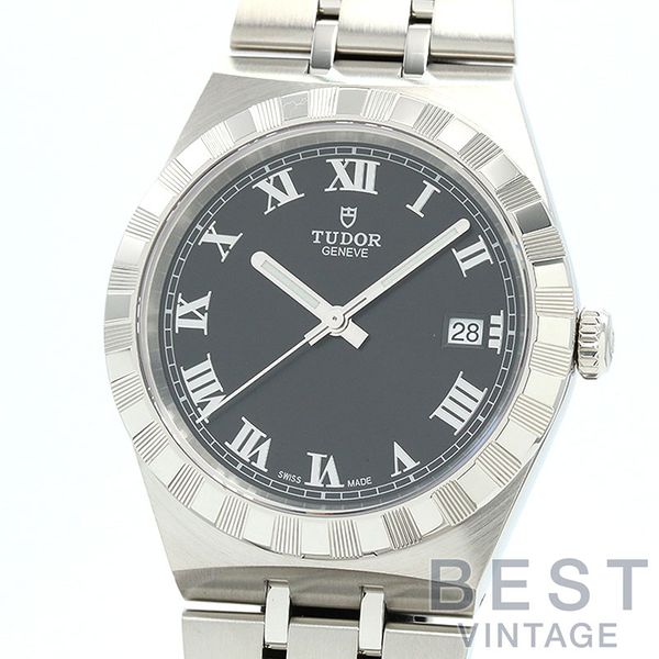 Tudor [TUDOR] Tudor Royal 28500 (M28500-0003) men's black stainless ...
