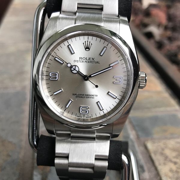 FSOT: Rolex 116000 OP36 Silver 369- Explorer submariner hands | WatchCharts